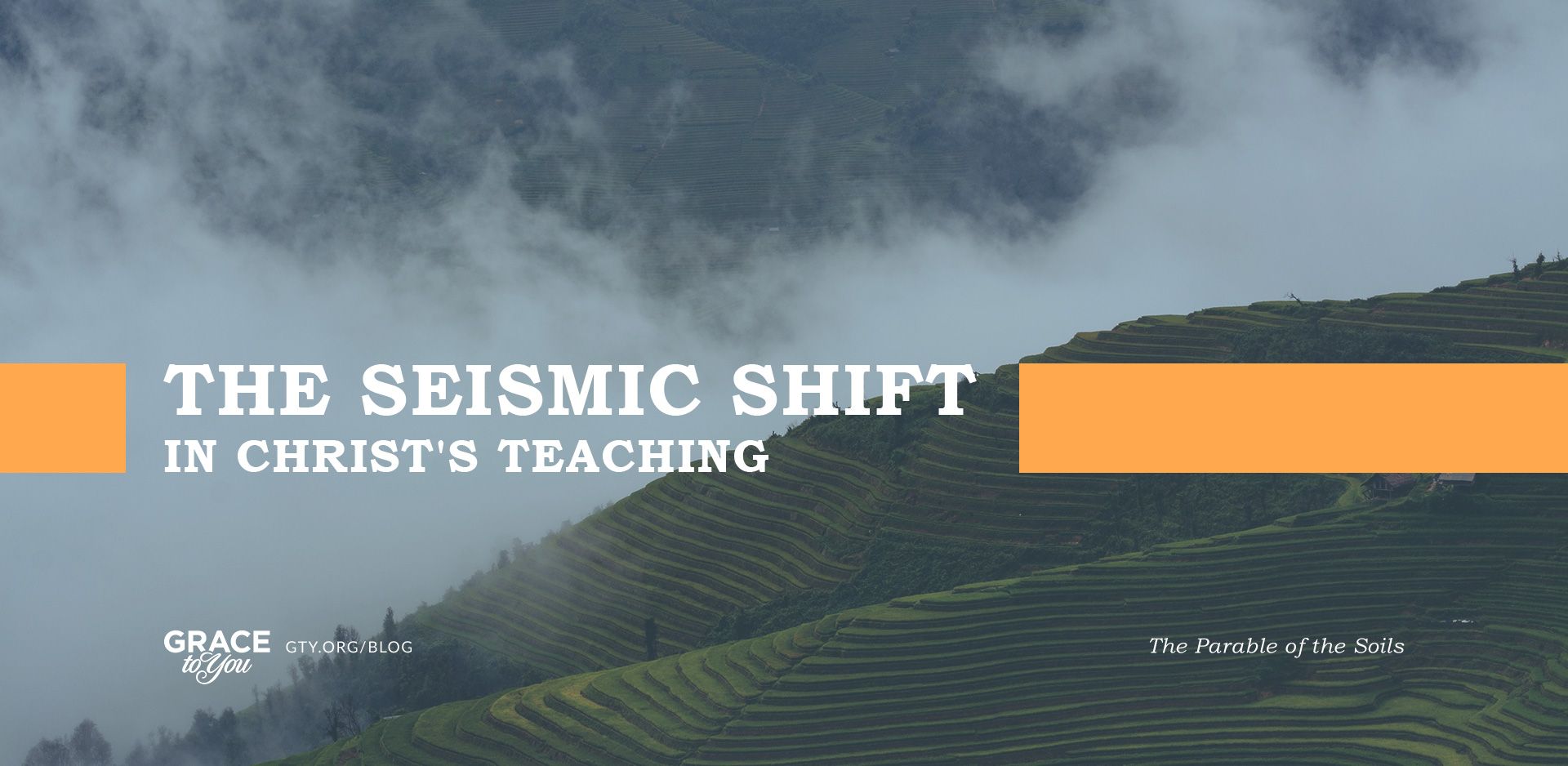 The Seismic Shift in Christ’s Teaching