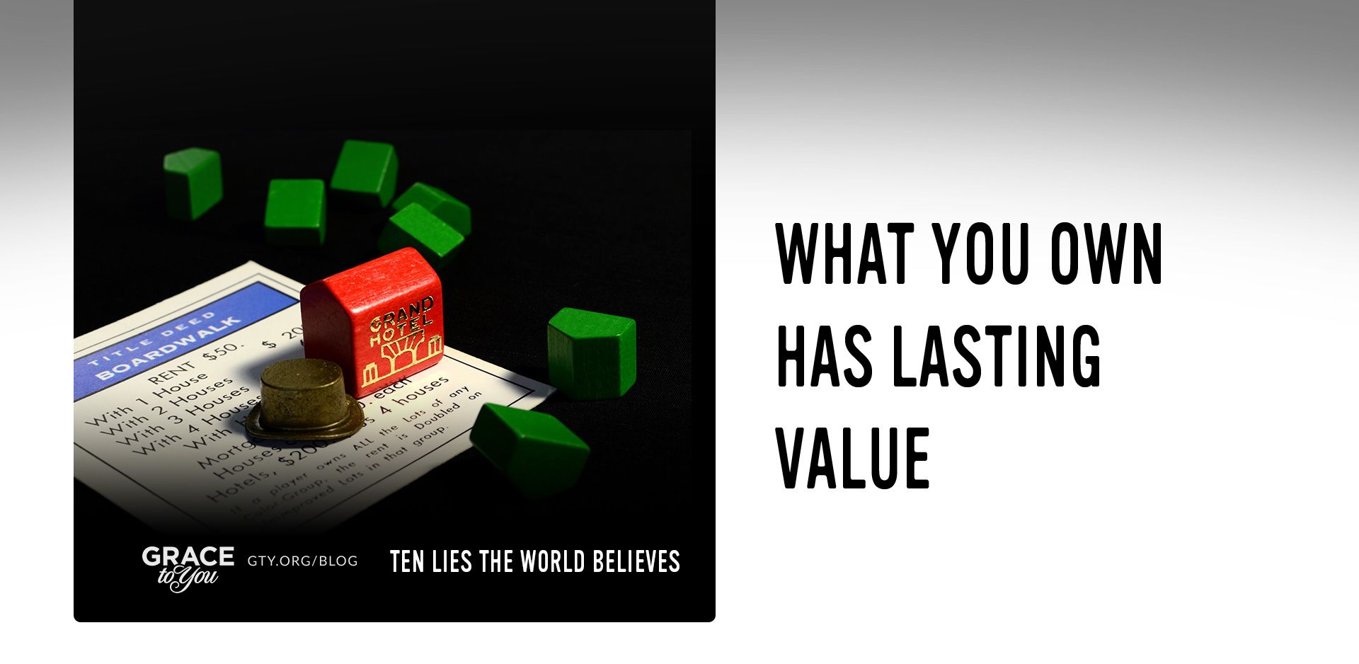 What You Own Has Lasting Value