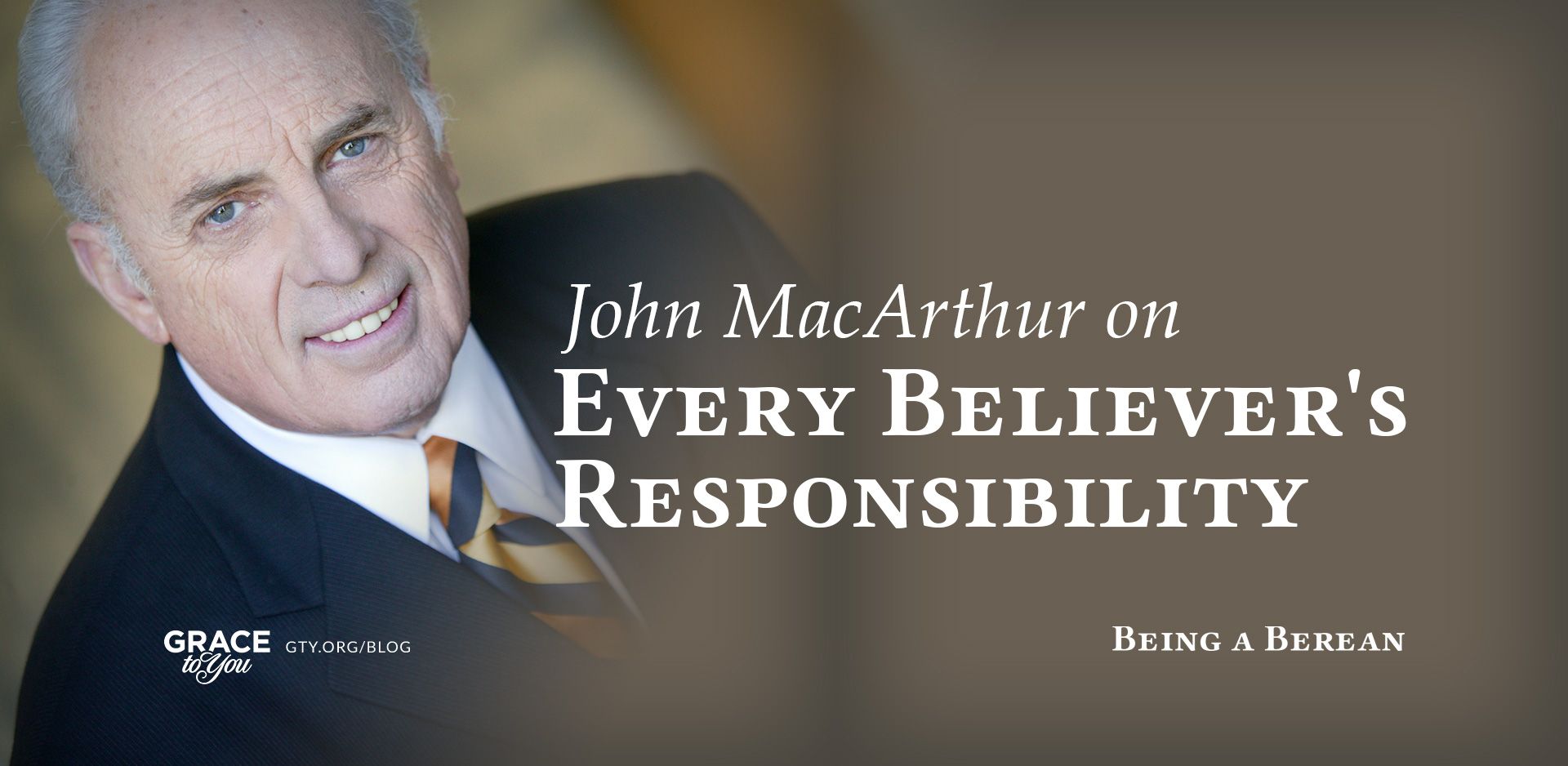 John MacArthur on Every Believer's Responsibility