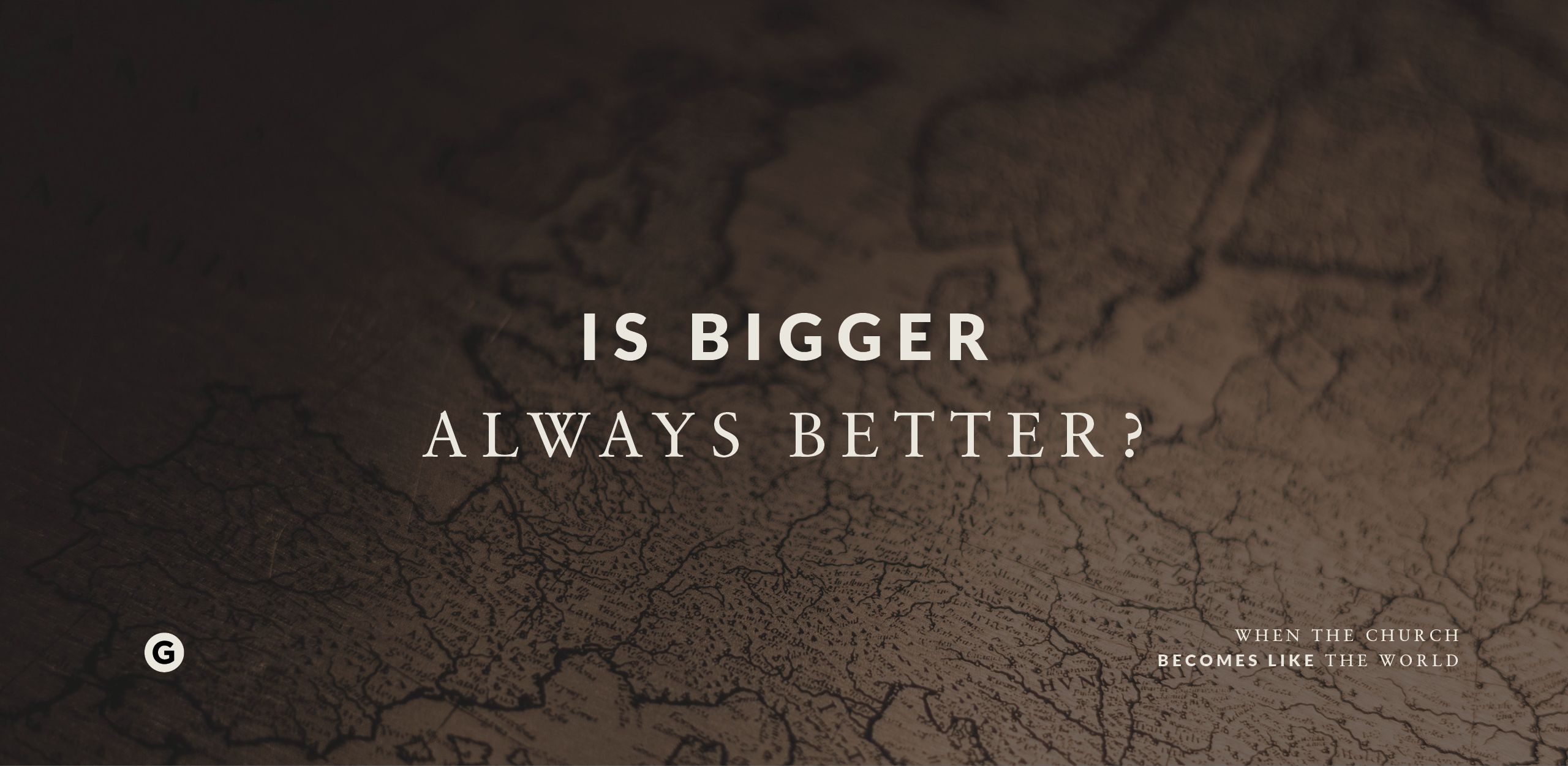 Is Bigger Always Better?